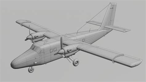 Dhc 6 Twin Otter 3d Model Etsy