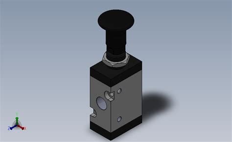 3r110 06手拉阀 3r110 06 Solidworks 2018模型图纸下载 懒石网