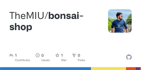 GitHub TheMIU Bonsai Shop