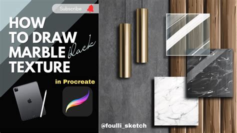 How To Draw Marble Texture In Procreate Tutiorial YouTube