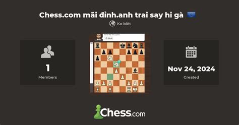 Chess Com M I Nh Anh Trai Say Hi G Chess Club Chess Com