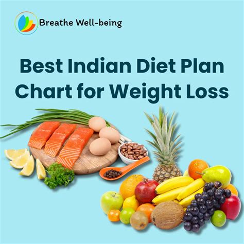 Best Indian Diet Plan Chart For Weight Loss Breathe Well Being