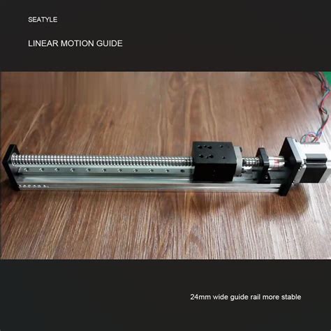 50mm To 1000mm Movement Length Ball Screw Linear Slide Rail Motion Guide System Linear Module