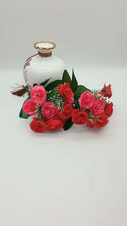 БУКЕТ РОЗ ИСКУССТВЕННЫЕ ЦВЕТЫ ДЛЯ ДЕКОРА Youtube