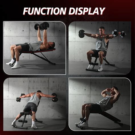 Weight Bench Press Strength Training Adjustable Workout