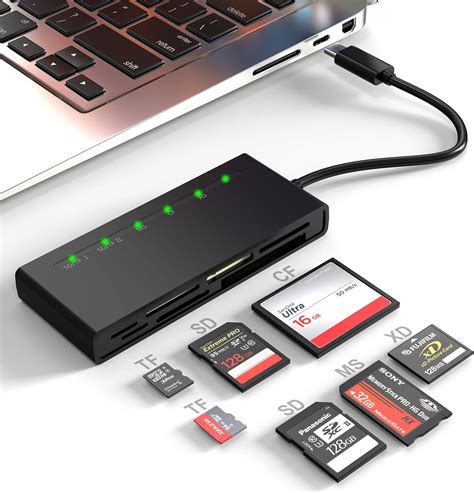 Usb C Multi Card Reader Sdtfcfxdms Type C 5gps High Speed 7 In 1