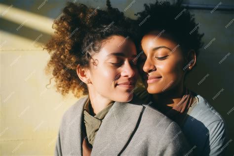 Free Photo Medium Shot Romantic Lesbian Couple