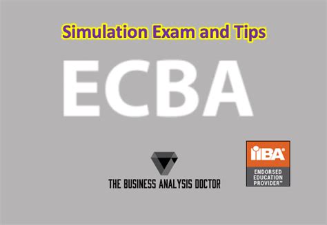 Ecba Exam Sample Questions