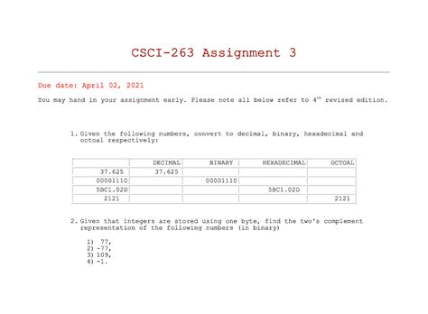 Solved Csci 263 Assignment 3 Due Date April 02 2021 You