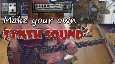 bass guitar synth sound create a d i y synth tone using plugins youtube