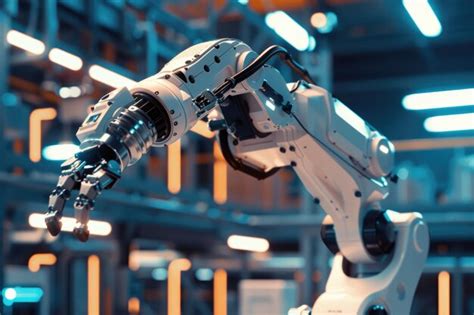 Premium Photo Smart Robot Arm Systems For Warehouse And Factory Automation