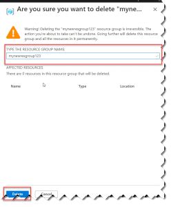 Delete Azure Account Azure Lessons