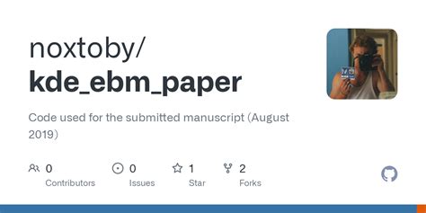 Github Noxtoby Kde Ebm Paper Code Used For The Submitted Manuscript