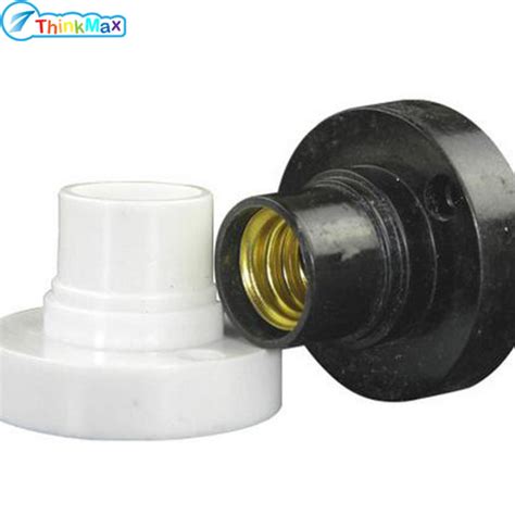 10pcs E14 Screw Lamp Base Lamp Holder Socket Base Light Bulb Plug Wall Holder Adapter Snap In