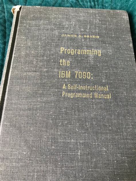 Se Produkter Som Liknar Bok Programming The Ibm 7090 På Tradera