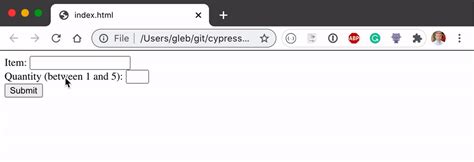 HTML Form Validation In Cypress Better World By Better Software