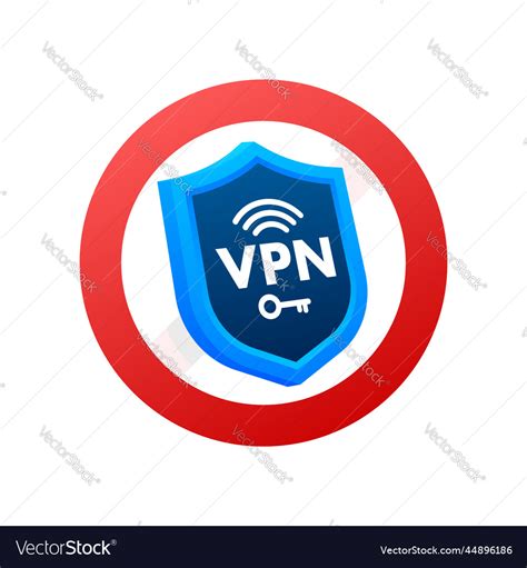 No Vpn Set Safety Internet Technology Royalty Free Vector