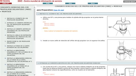 MANUAL DE TALLER TOYOTA RAV ESPAÑOL INCLUYE DIAGRAMAS ELECTRICOS EN ESPAÑOL Manuales