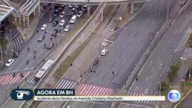 Bom Dia Minas Motociclista Fica Ferido Em Avenida De BH Globoplay