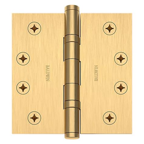 1041 Nrp Ball Bearing Hinge Lifetime Pvd Satin Brass Baldwin Hardware