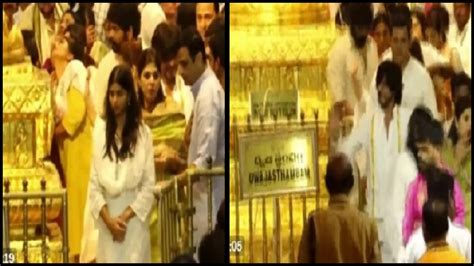 Shah Rukh Khan Tirupati वैष्णो देवी के बाद अब तिरुपति मंदिर पहुंचे