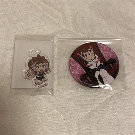 僕のヒーローアカデミア 麗日お茶子 座れ！イス！ 缶バッジ アニアカ展 グッズ メルカリ
