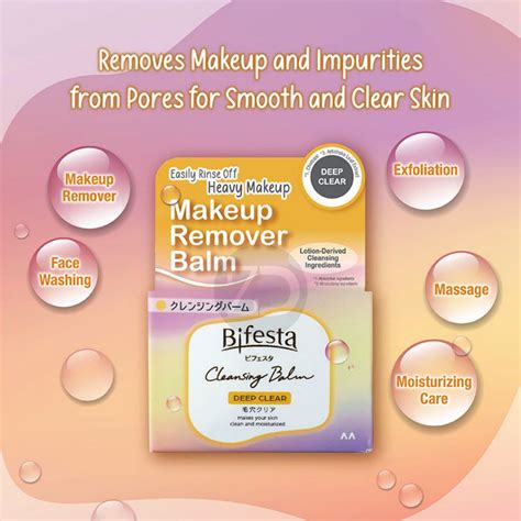 Bifesta Cleansing Balm 90g Brightupdeep Clear Shopee Singapore