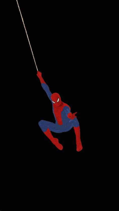 Schwarzer Spiderman Hintergrundbild