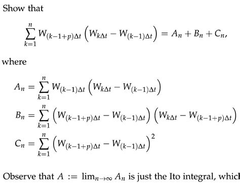 Solved Show That ∑k1nwk−1pΔtwkΔt−wk−1Δtanbncn