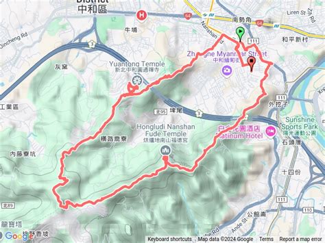 113 12 29 南勢角 外挖子山 圓通寺烘爐地登山步道大O繞中和三寺山O繞 健行筆記