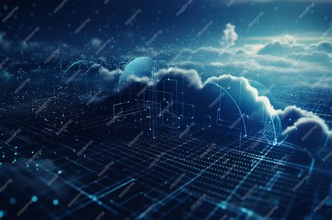 Premium Ai Image Abstract Technology Background With Circuit Board And Cloud Computing Concept