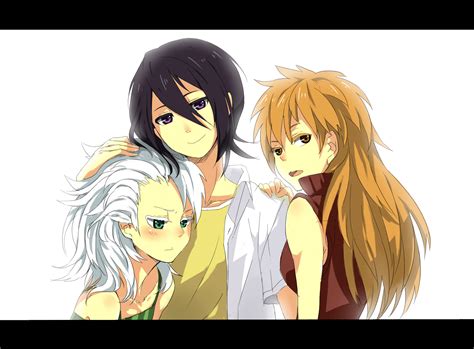 Kuchiki Rukia Kurosaki Ichigo And Hitsugaya Toushirou Bleach Drawn