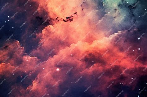 premium ai image salmon galaxy sky texture background