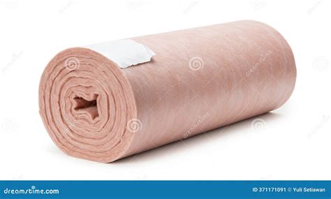 Pink Fiberglass Insulation Material Close Up Royalty Free Stock