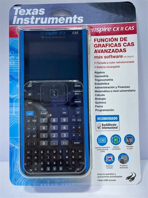 Calculadora Gráfica Texas Instruments Ti Nspire Cx Ii Cas Texas