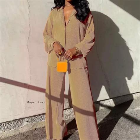 Matching Women Two Piece Set Summer Spring Wear Etsy