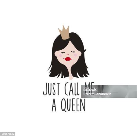 Putri Dalam Ilustrasi Vektor Mahkota Ilustrasi Stok Unduh Gambar