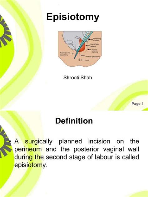 Episiotomy Pdf