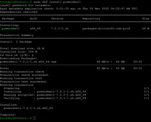 How To Install PowerShell On Fedora Linux TecAdmin