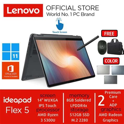 Promo Lenovo Ideapad Flex 5 14alc7 1eid 1fid 1hid Laptop 2 In 1 Amd
