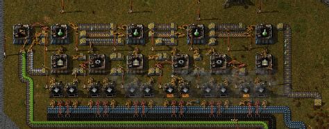 a compact green science design r factorio