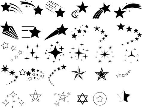 Shooting Stars Icon On White Background Star Trail Symbol Star Sign