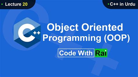 20 Introduction To Object Oriented Programming OOP In C In Urdu