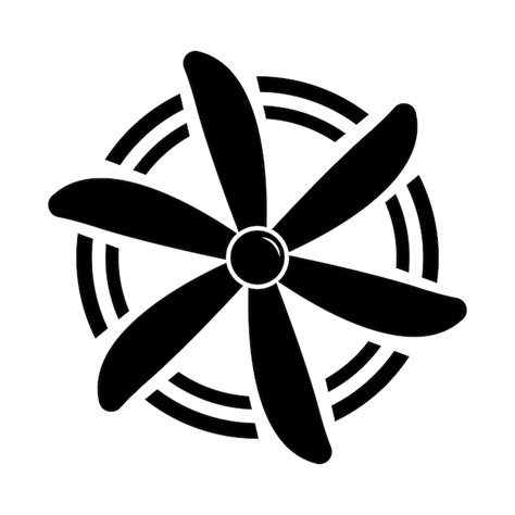 Premium Vector Propeller Icon Logo Vector Design Template