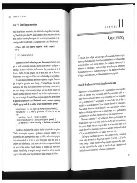 Bloch Effective Java Kap11 Concurrency Pdf