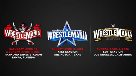 La WWE Annonce WrestleMania 38 Et 39 Catch Newz