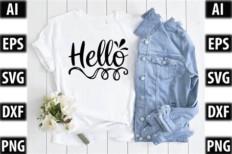 Hello Graphic By Designking · Creative Fabrica