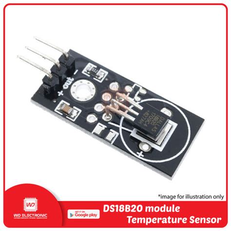 Jual DS18B20 Temperature Sensor Module Ds18b20 Module Kota Bandung