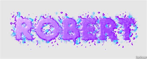 Robert Text Effect And Logo Design Name