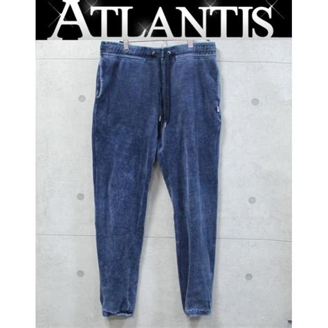 ロンハーマン Rhc Ron Herman デニム風 スウェット パンツ メンズ Sizem ブルー 063790 Atlantis